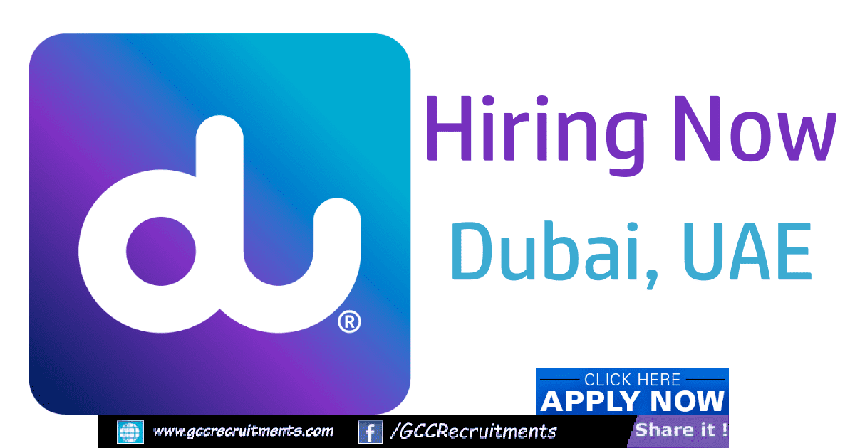 DU Jobs & Careers in Dubai 2025: Telecom Jobs in UAE - GCCRecruitments