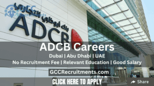 ADCB Careers 2026: Abu Dhabi Commercial Bank Jobs in UAE - GCCRecruitments