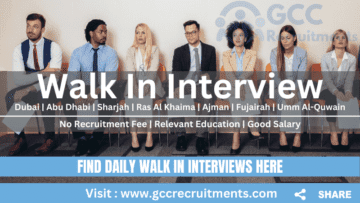 Walk in Interview in Dubai Today & Tomorrow UAE Jobs (July 2023 ...