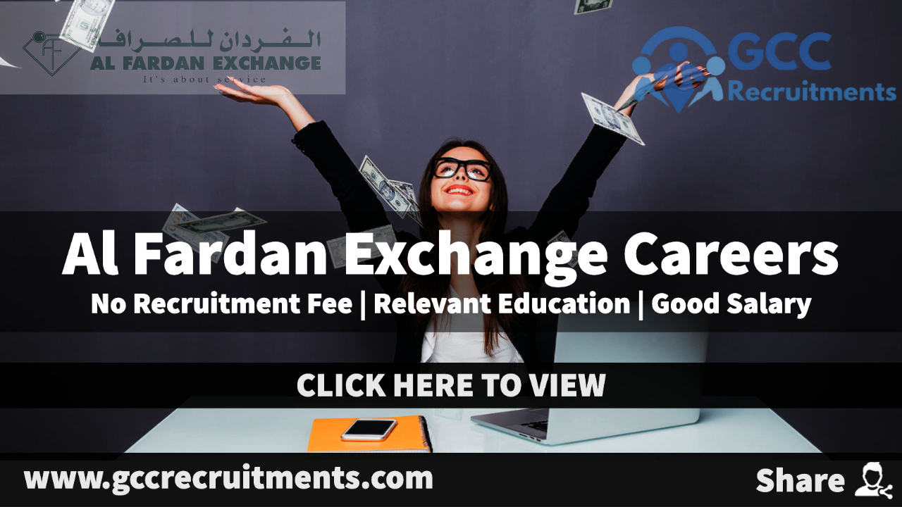 Al Fardan Exchange Careers 2026: How to Apply - GCCRecruitments