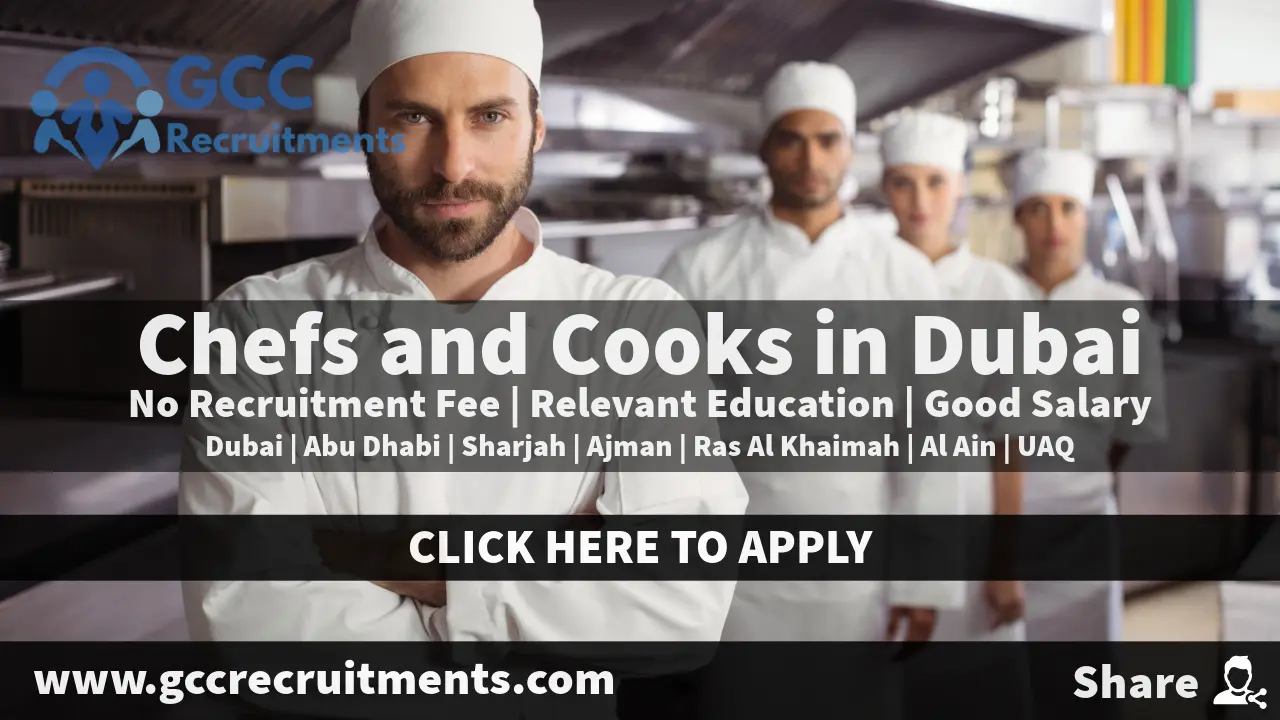 Chefs and Cooks Jobs in Dubai 2025: New Job Openings in UAE ...