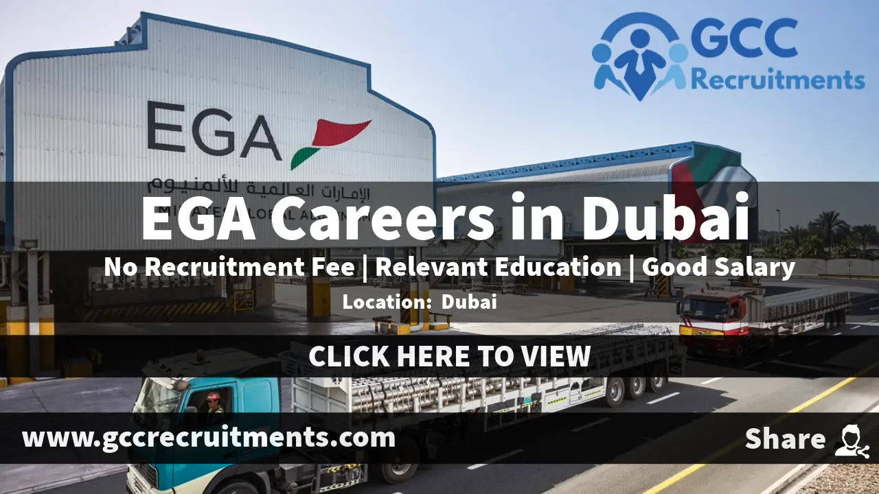 EGA Careers 2025: New Emirates Global Aluminium Jobs UAE - GCCRecruitments