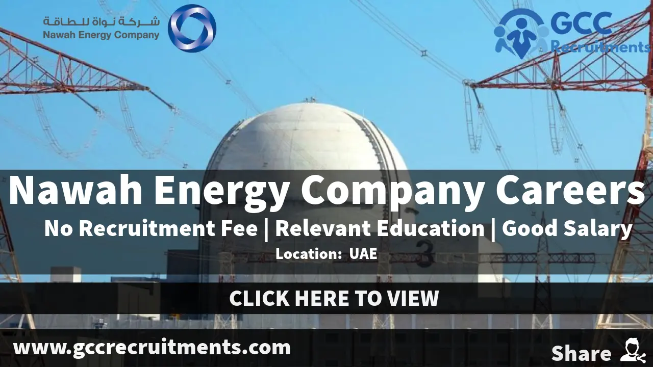 Nawah Energy Company Careers 2026: Multiple Job Openings UAE - GCCRecruitments